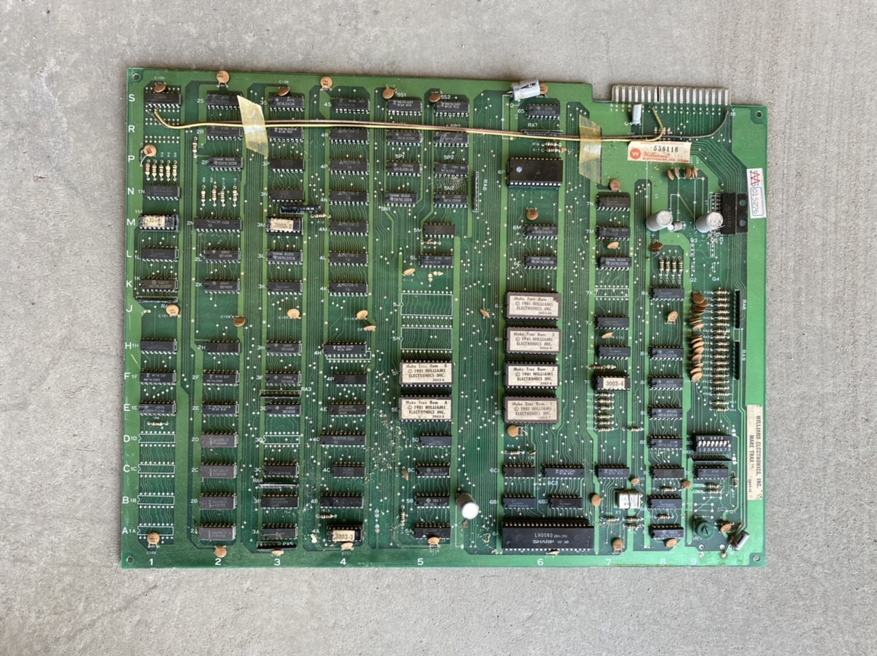 FS Parts: - Williams pcb sets DEFENDER SINISTAR STARGATE | Museum of ...