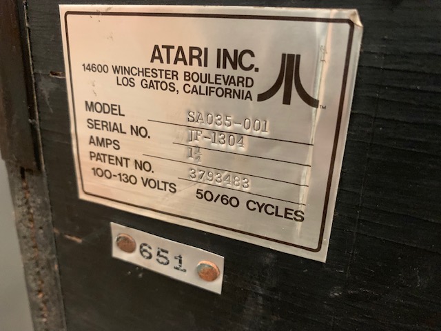 SOLD - GAME - Jet Fighter (Atari / Kee Games) - $2,200 | Museum of the ...