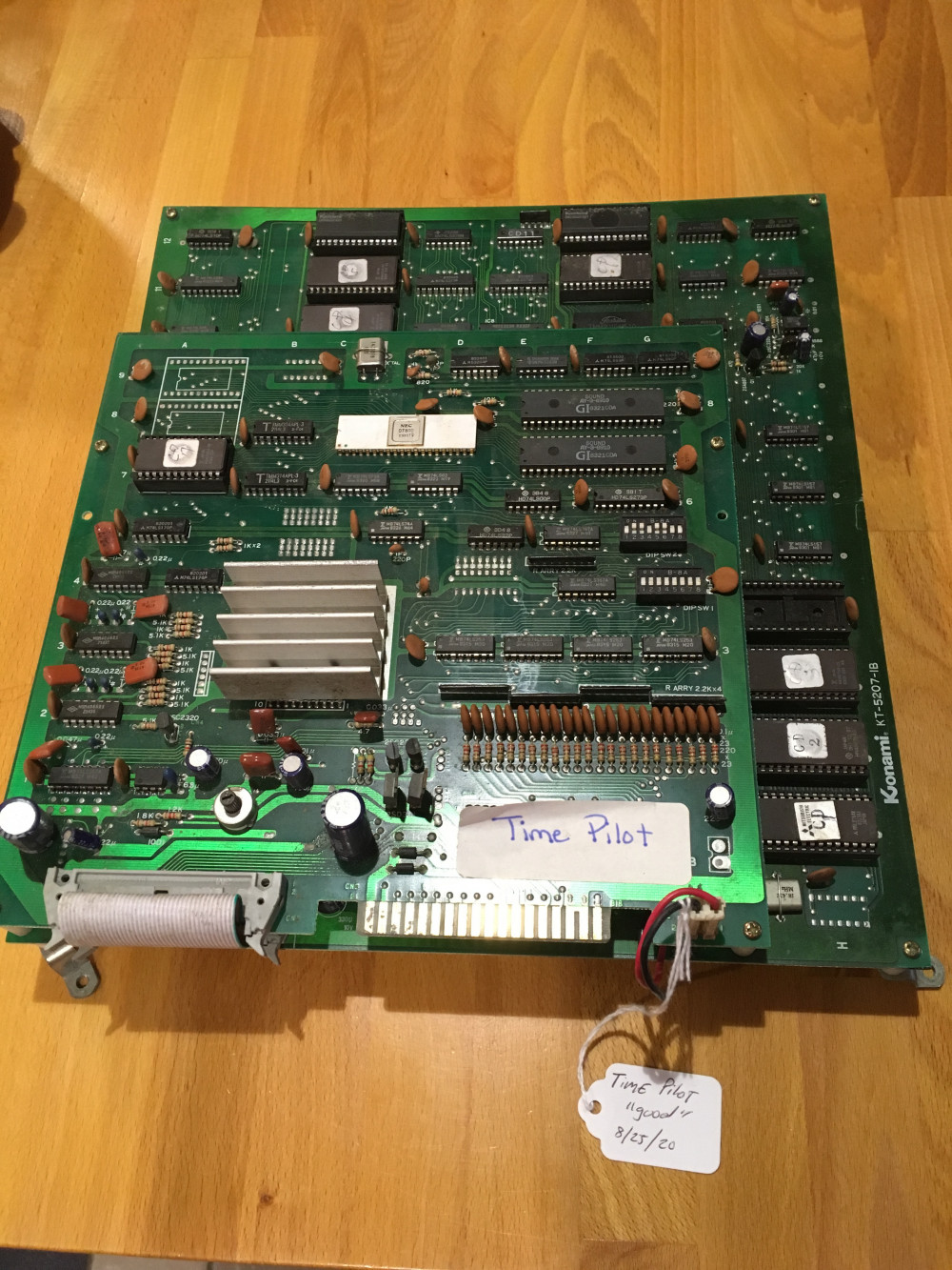 SOLD - PARTS - Konami Time Pilot PCB | Museum of the Game ...