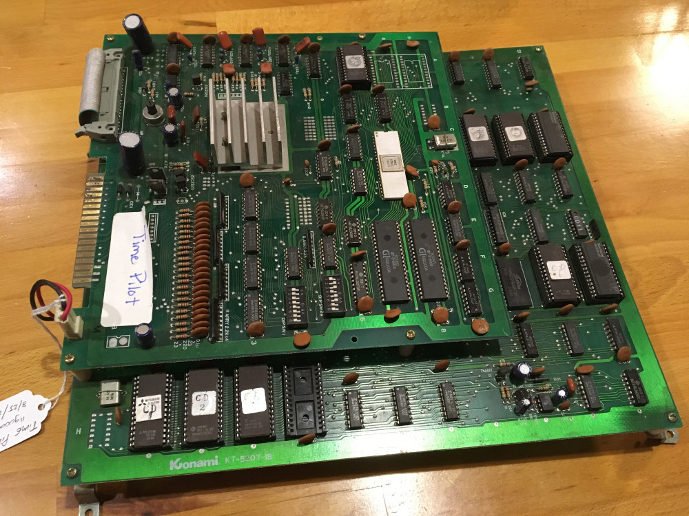 SOLD - PARTS - Konami Time Pilot PCB | Museum of the Game ...